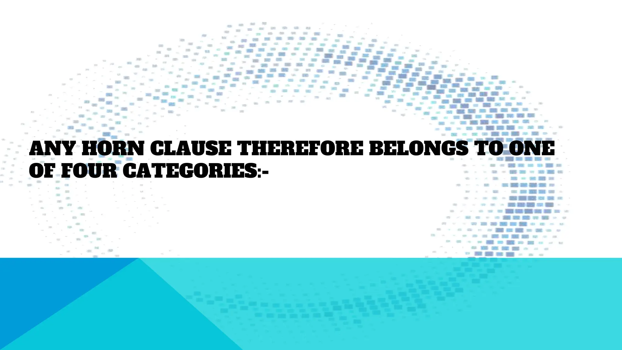 Artificial Intelligence Horn Clause Pptx