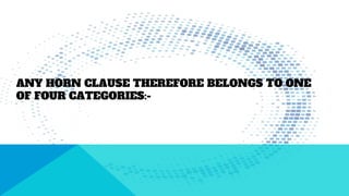 Artificial Intelligence horn clause.pptx