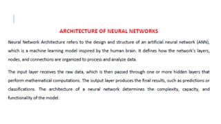 Artificial Intelligence - Neural Networks - Introduction | PPTX