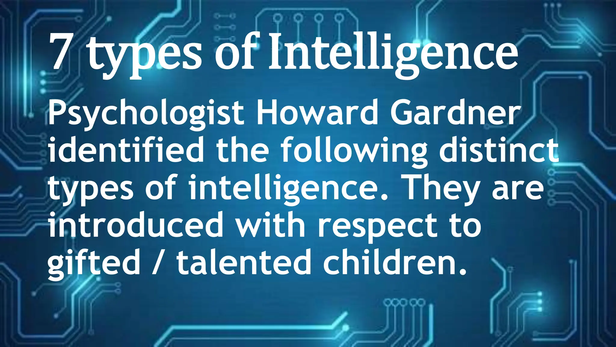 Artificial Intelligence and their types. | PPT