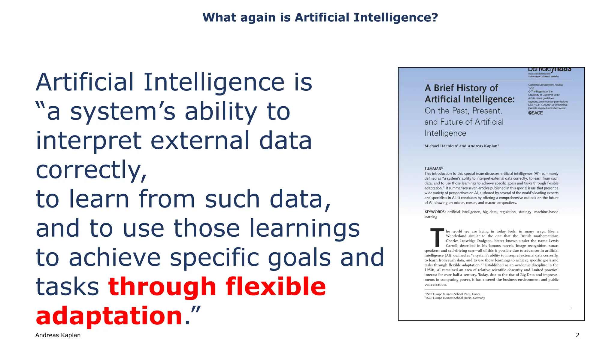 Artificial Intelligence for upskilling writing skill | PPT