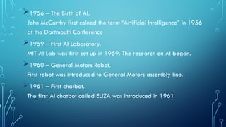Artificial Intelligence.pptx by R Darshan | PPTX