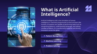 "Artificial Intelligence: Impact, Ethics, and Future" | PPTX