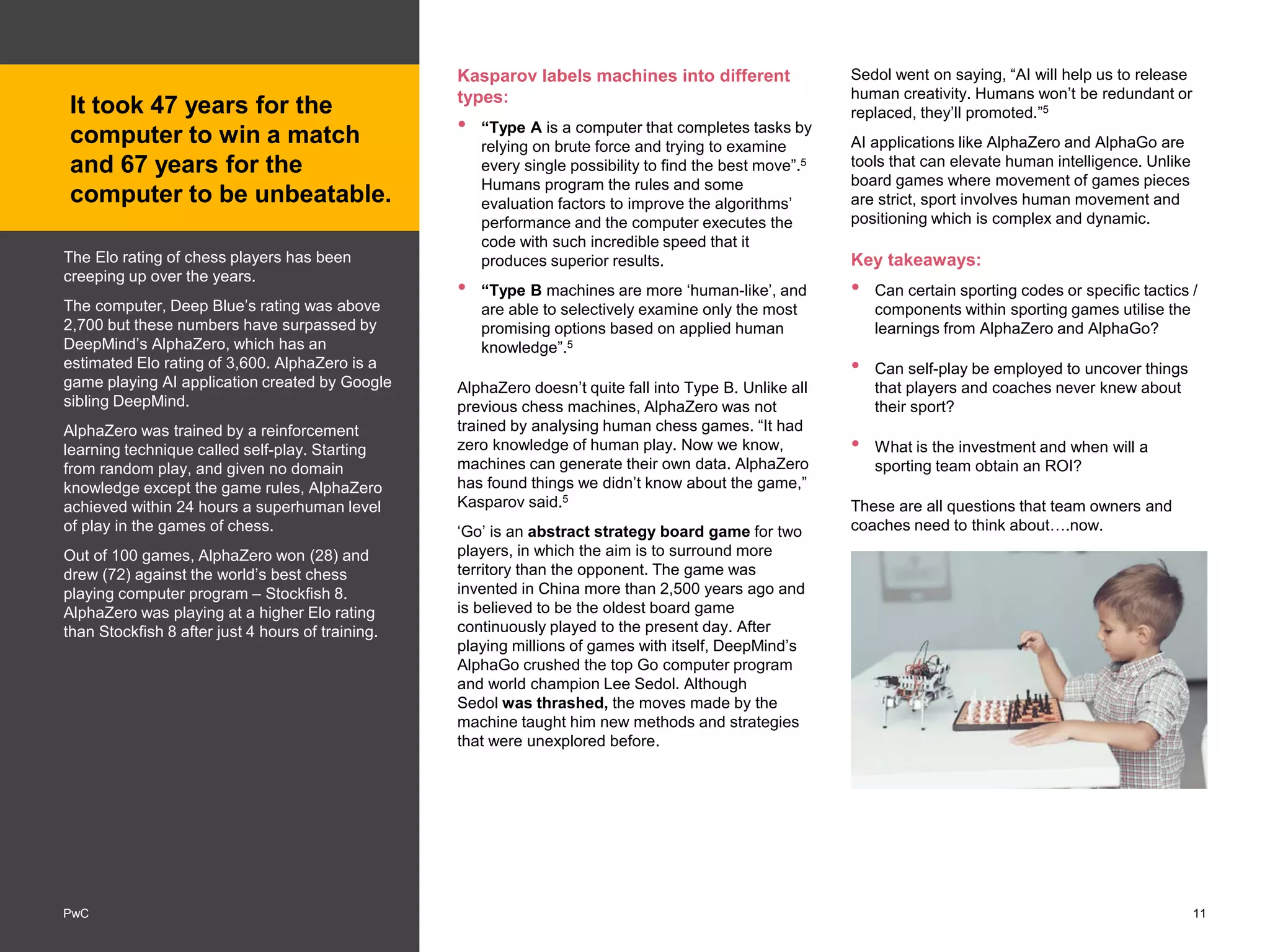 Artificial intelligence - Application to the Sports Industry | PDF