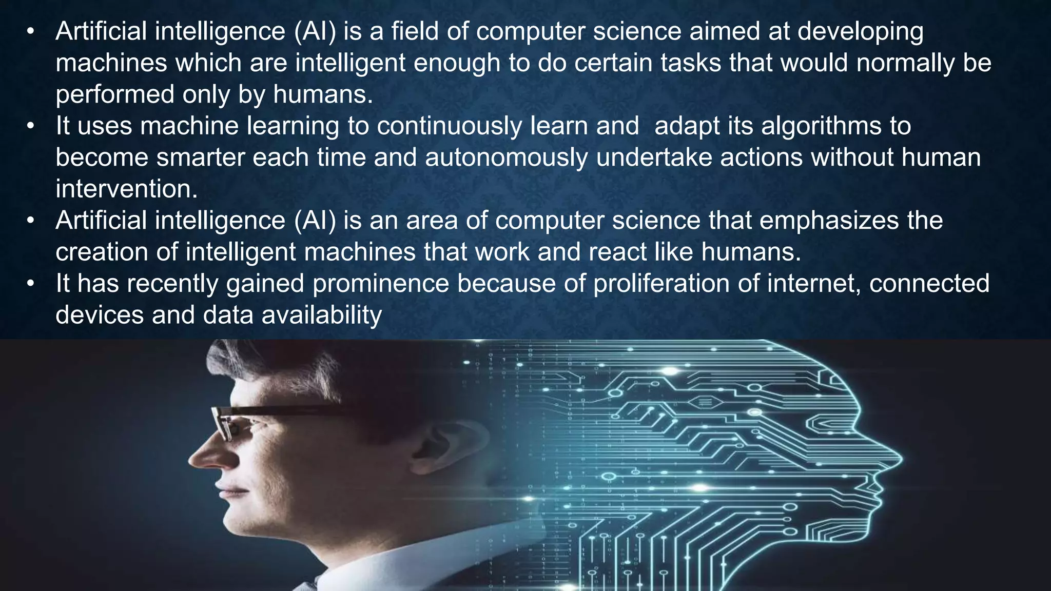 Artificial Intelligence - Intro History Adv Disad and Types.pptx