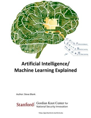 Artificial Intelligence-Machine Learning Explained.pdf | Technology Industry | Industries