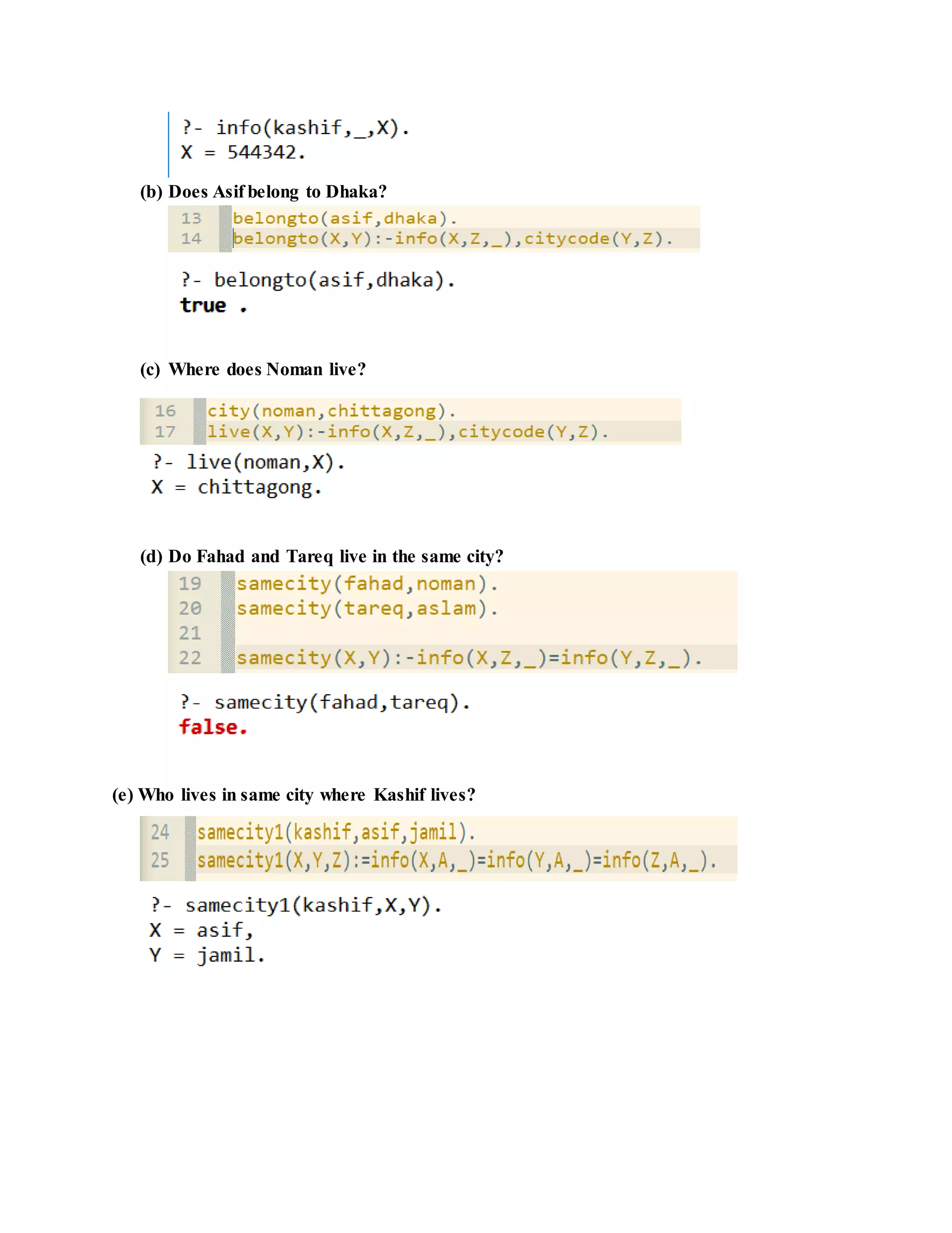 Artificial intelligence - Prolog | DOCX
