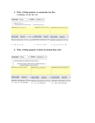 Artificial intelligence - Prolog | DOCX