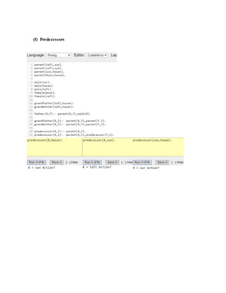 Artificial intelligence - Prolog | DOCX