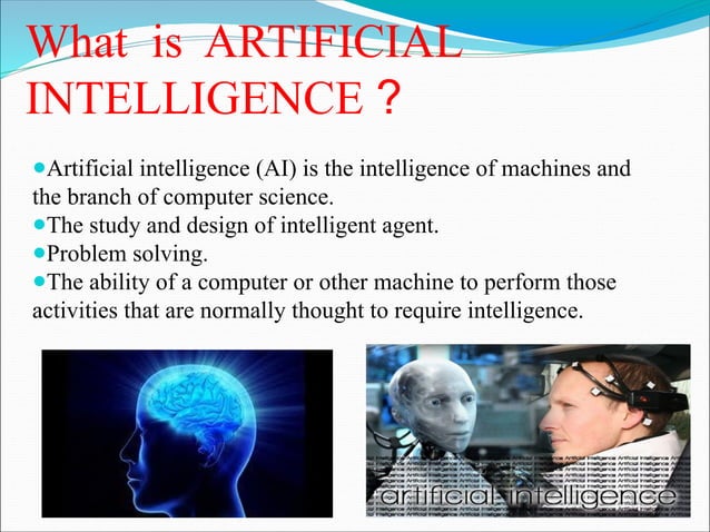 ARTIFICIAL INTELLIGENCE basic introduction | PPTX