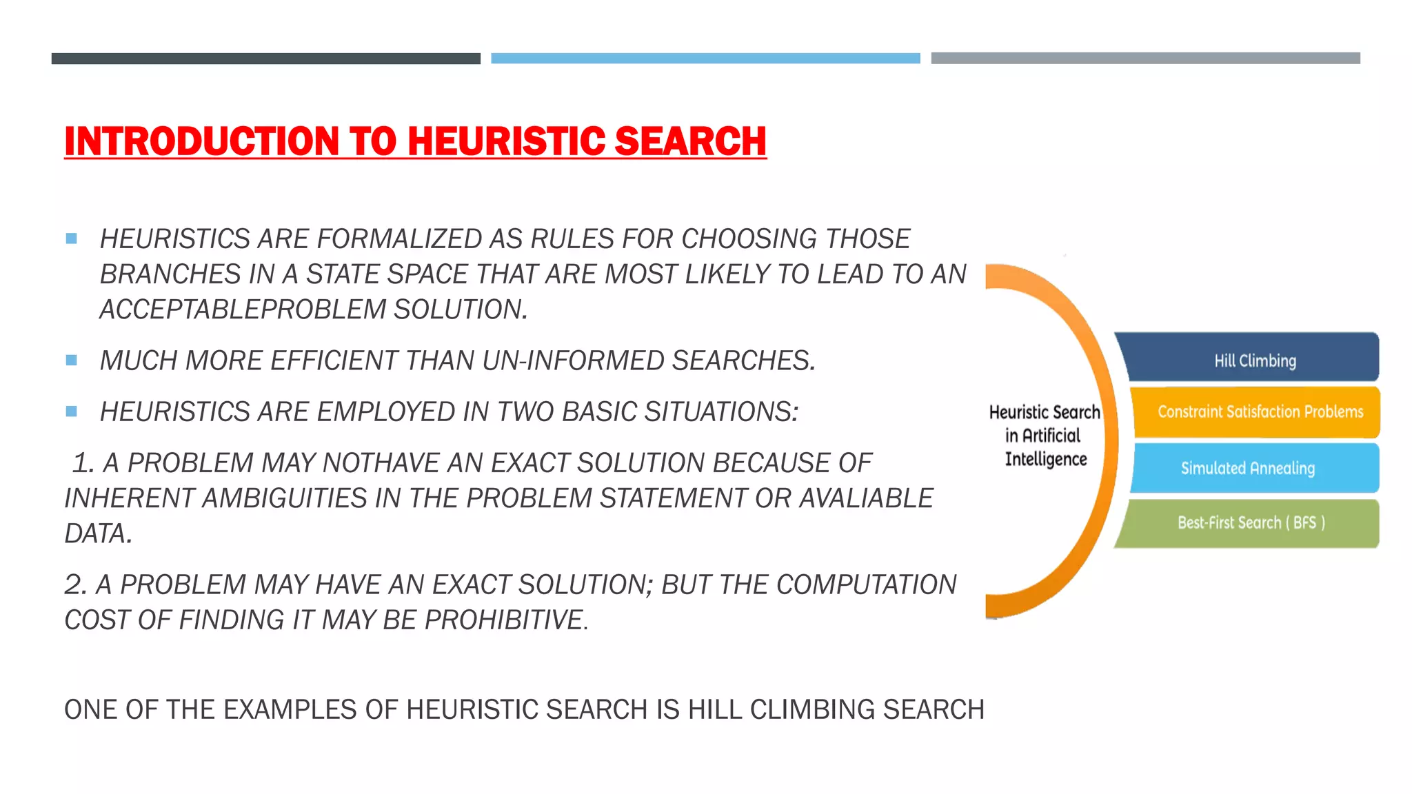 Heuristic Search Technique- Hill Climbing | PPT