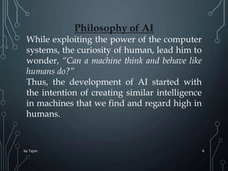 Artificial intelligence LAB 1 overview & intelligent systems | PPTX