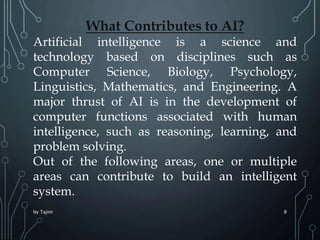 Artificial intelligence LAB 1 overview & intelligent systems | PPTX