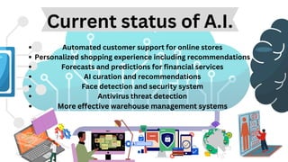 ARTIFICIAL INTELLIGENCE (A.I).pdf how it works | PPT