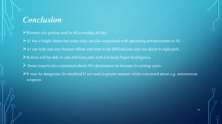 Artificial intelligence (AI) | PPT