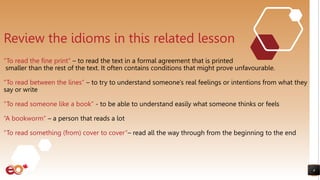 Artificial Intelligence (AI) - Based on Reading Idioms.pptx