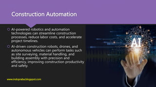 Artificial Intelligence (AI) and Infrastructure Development.pptx