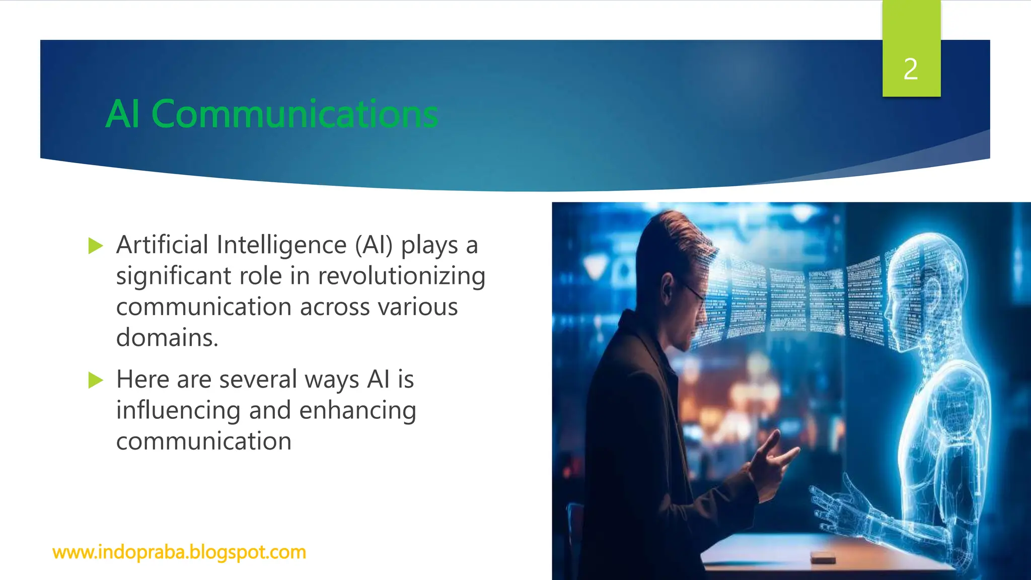 Artificial Intelligence (AI) in Communication.pptx