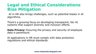 Artificial Intelligence AI in Human Resources (HR).pptx