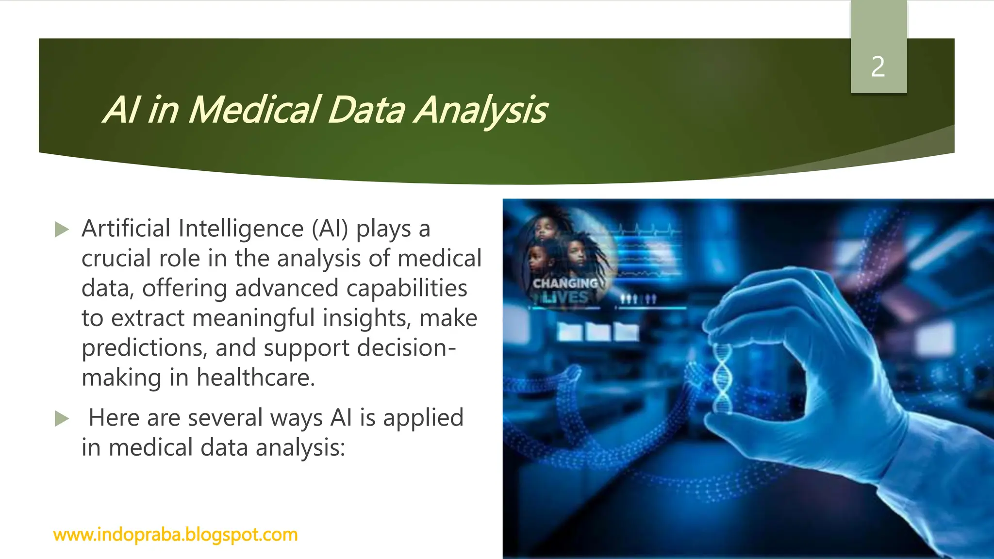 Artificial Intelligence (AI) in Medical Data Analysis.pptx Artificial Intelligence (AI) in Medical Data Analysis.pptx