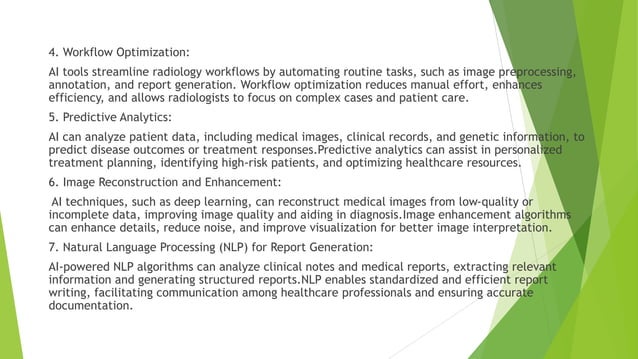 ARTIFICIAL INTELLIGENCE(AI) IN RADIOLOGY.pptx | Technology Industry ...
