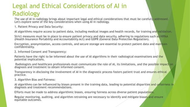 ARTIFICIAL INTELLIGENCE(AI) IN RADIOLOGY.pptx | Technology Industry ...