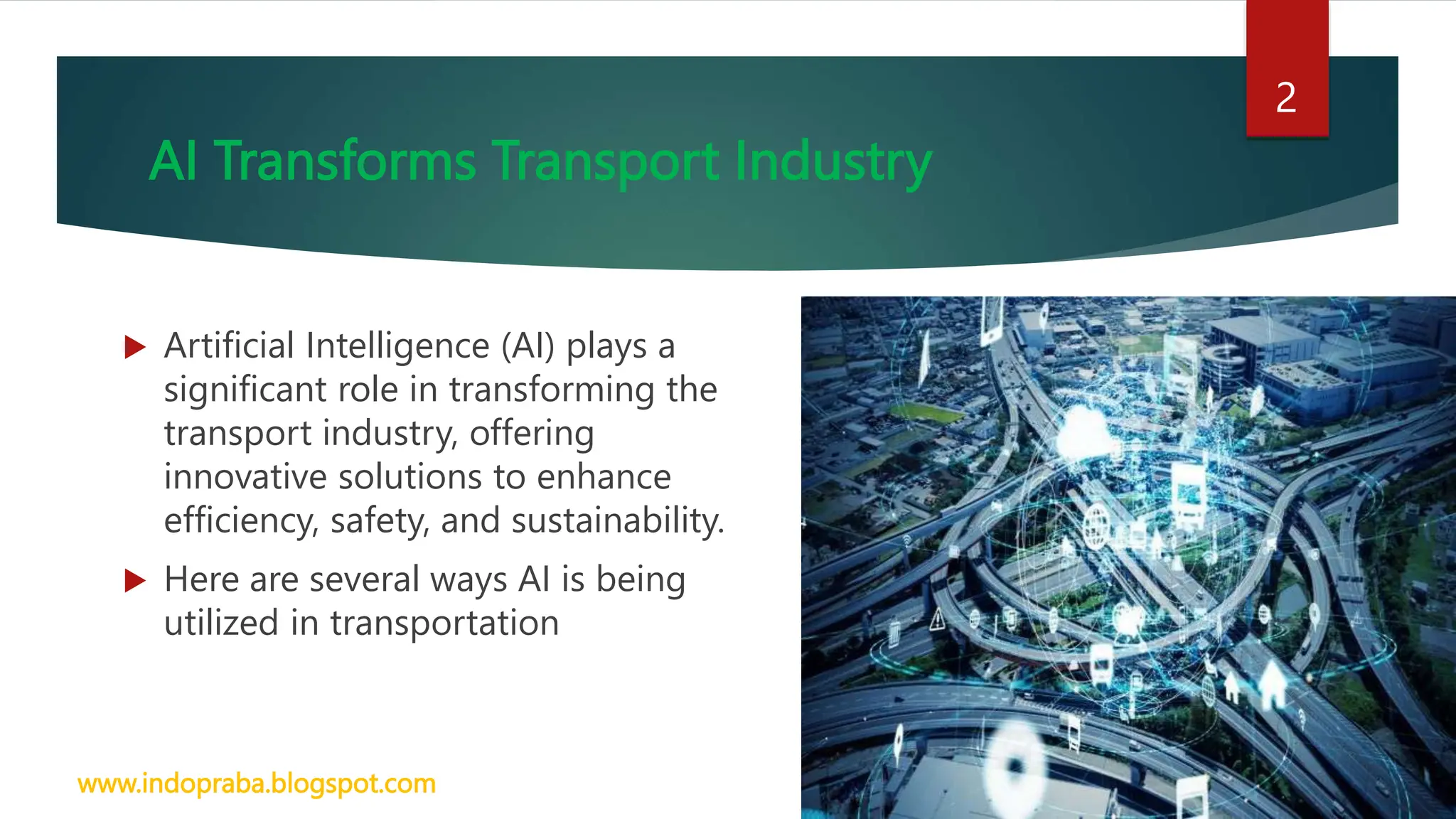 Artificial Intelligence (AI) in Transportation.pptx