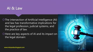 Artificial Intelligence (AI) & Law.pptx Legal | PPTX