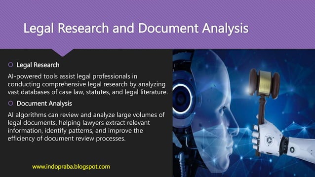 Artificial Intelligence (AI) & Law.pptx Legal | PPTX | Legal Services ...