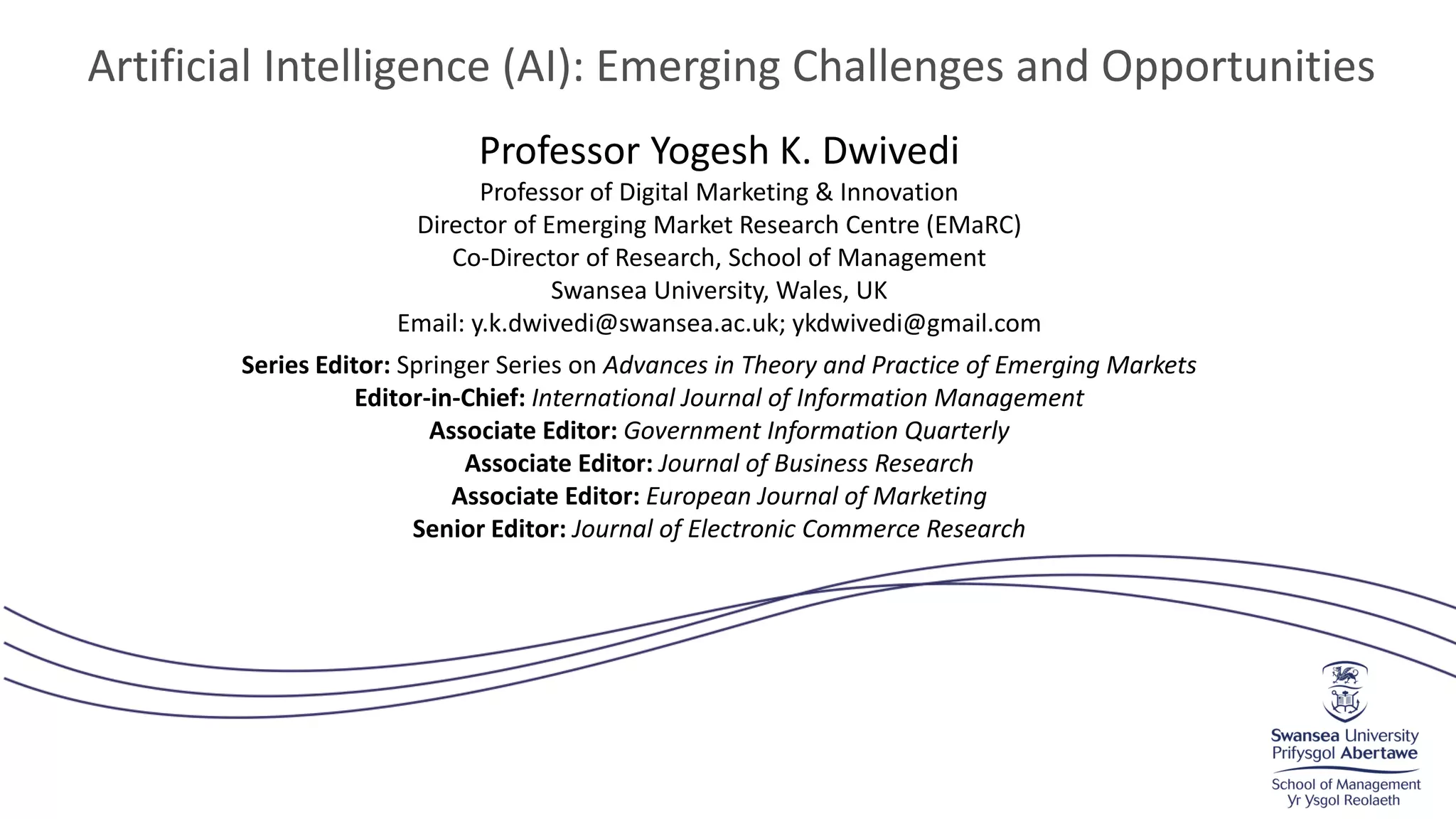 Artificial intelligence (ai) multidisciplinary perspectives on emerging ...