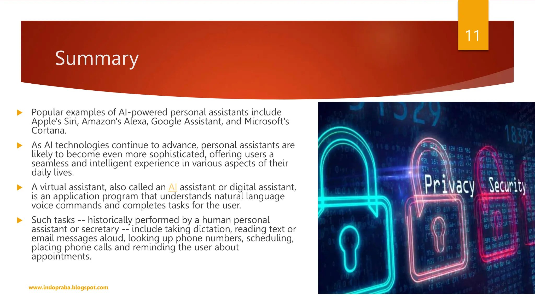 Artificial Intelligence (AI) & Personal Assistants.pptx