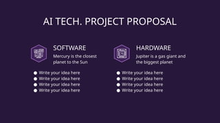 Artificial Intelligence (AI) Technology Project Proposal Infographics ...