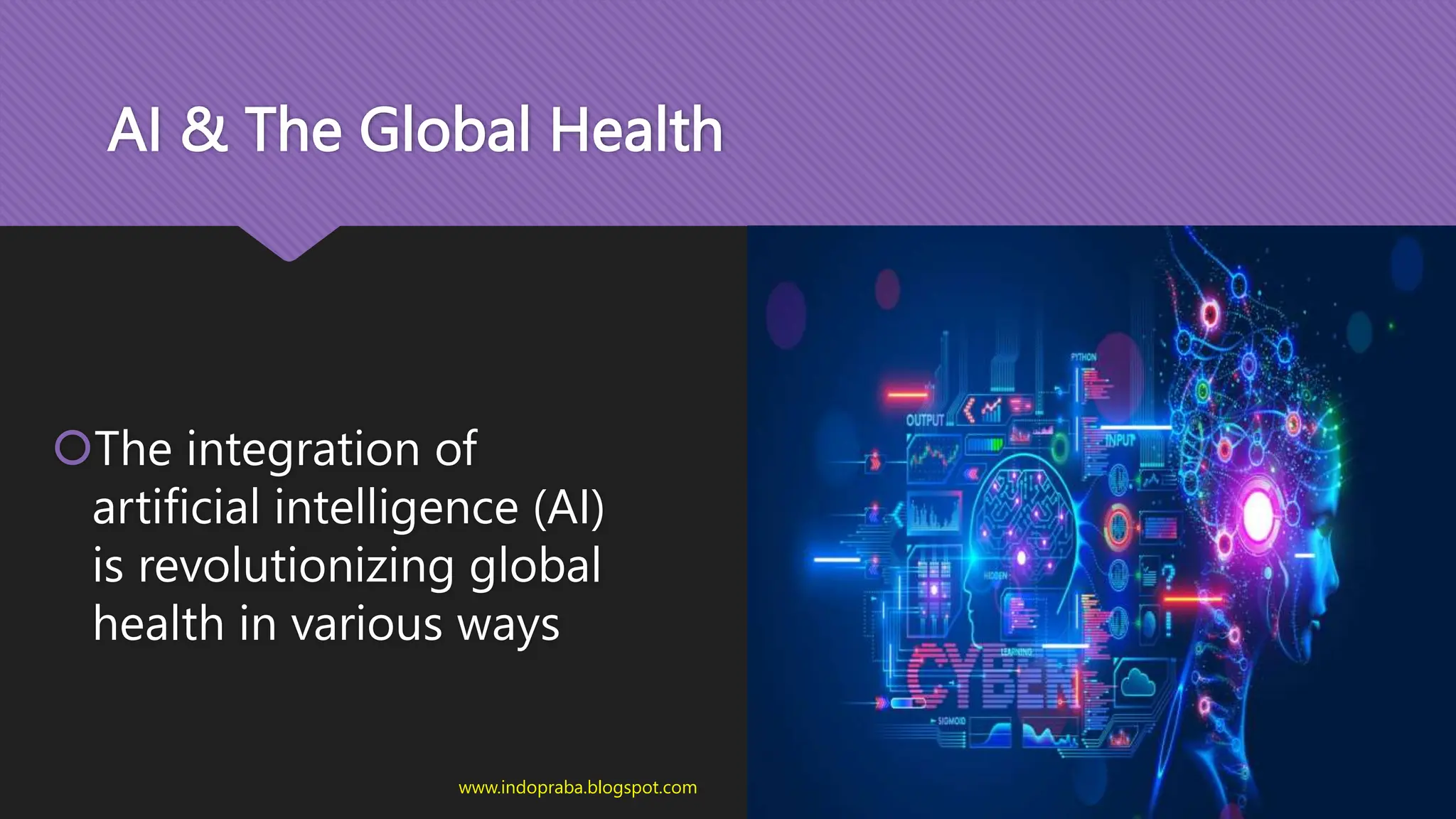 Artificial Intelligence (AI) & The Global Health.pptx
