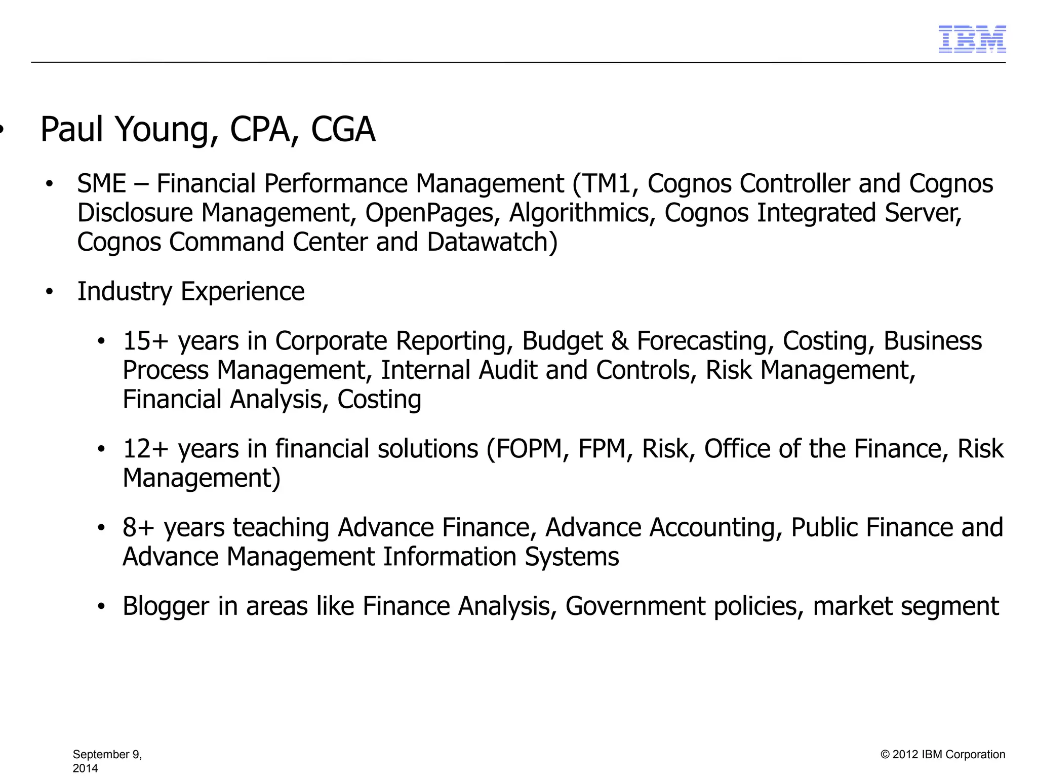 Artificial intelligence (ai) with office of the CFO | PPTX