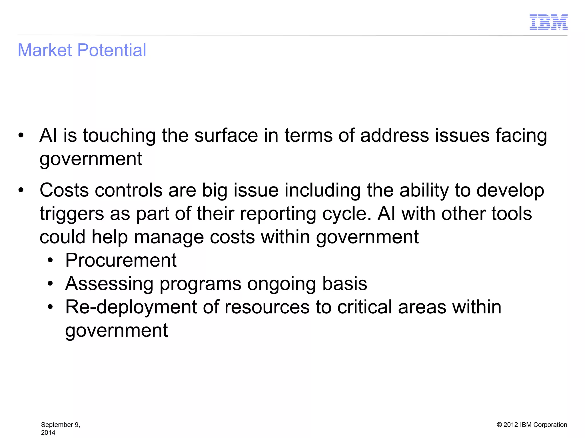 Artificial intelligence (ai) with Value for Money Auditing | PPT