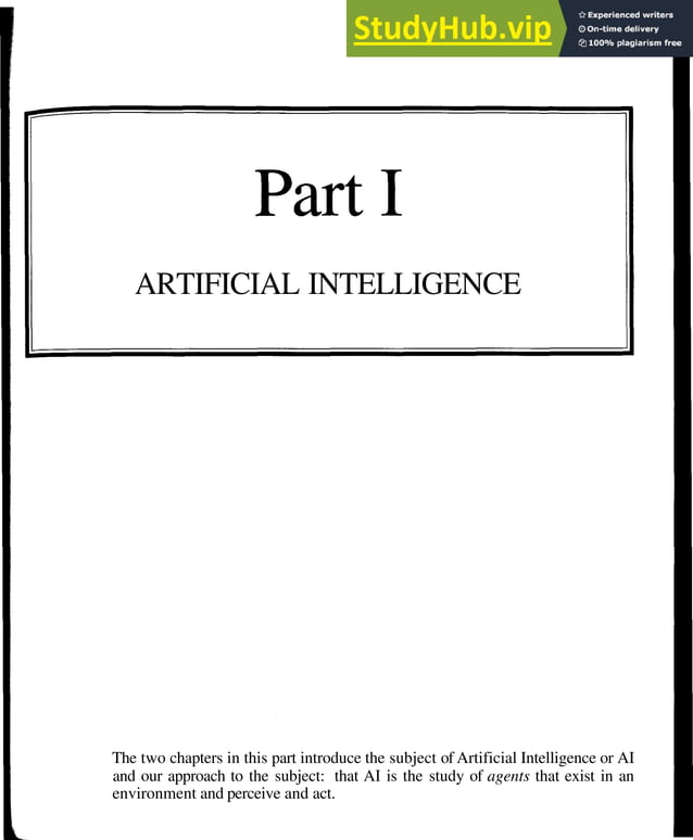 Artificial Intelligence A Modern Approach | PDF