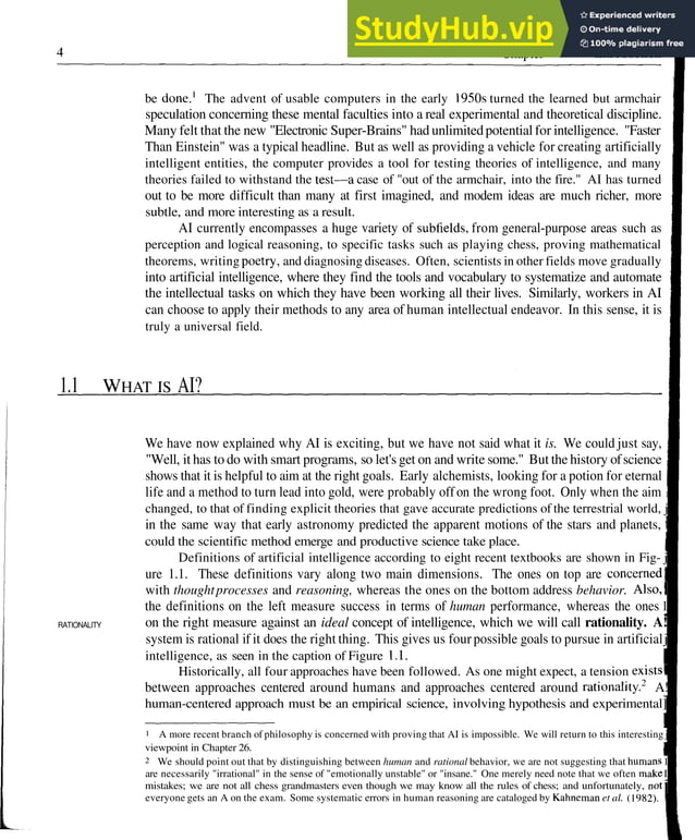 Artificial Intelligence A Modern Approach | PDF