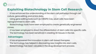 Artificial Intelligence and Biotechnology: Revolutionizing Stem Cell ...