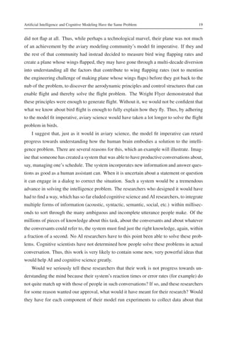 Artificial intelligence and cognitive modeling have the same problem chapter2 | PDF