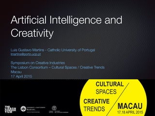Artificial intelligence and Creativity | PDF