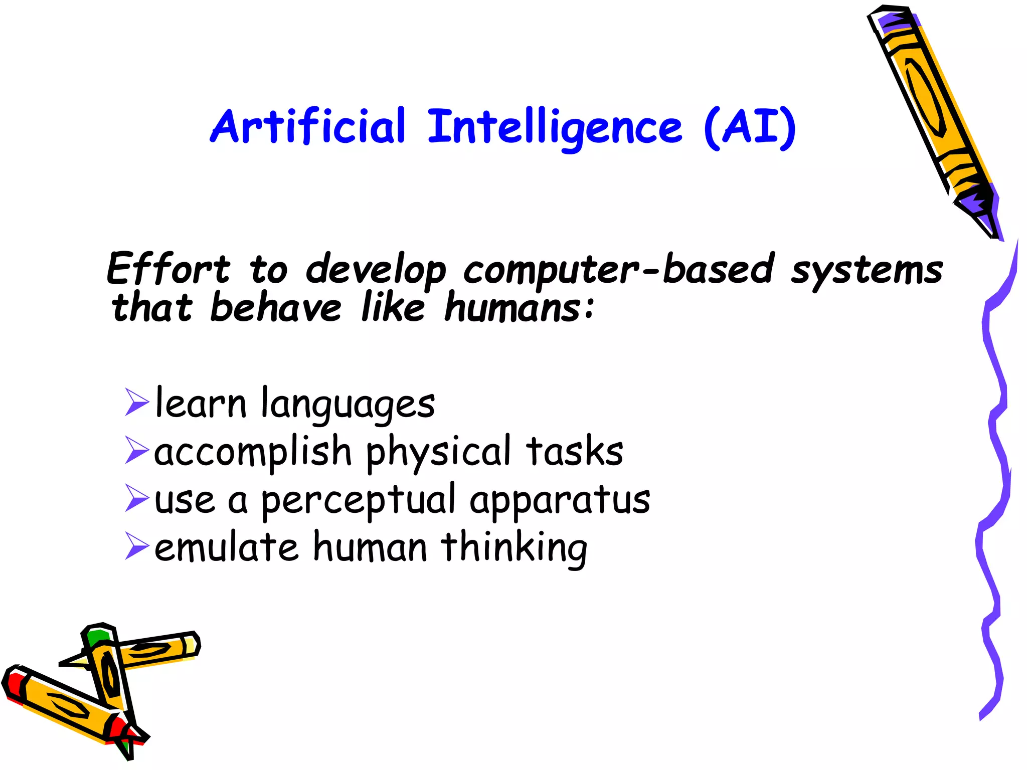 Artificial intelligence and expert system | PPT