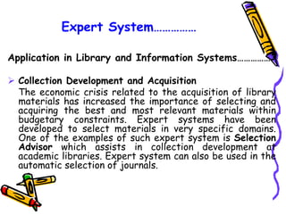 Artificial intelligence and expert system | PPT