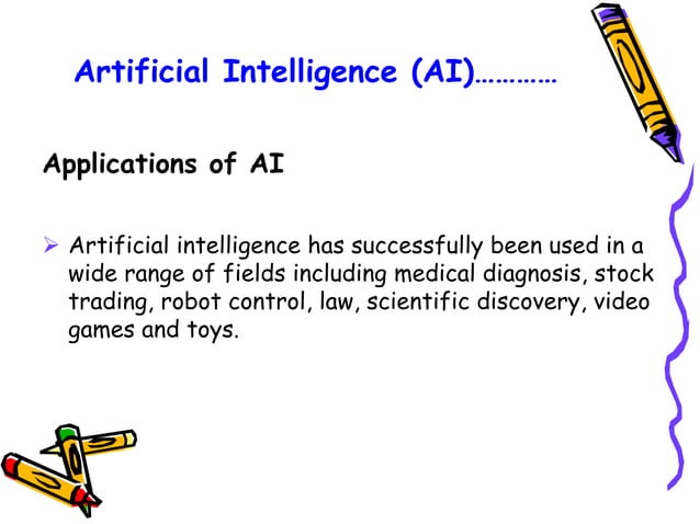 Artificial intelligence and expert system | PPT