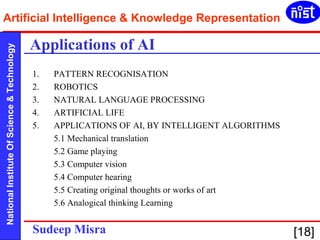 Artificial intelligence and knowledge representation | PPT