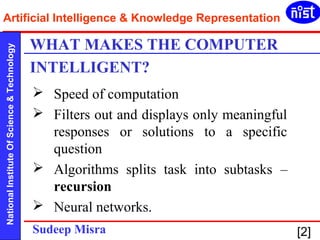 Artificial intelligence and knowledge representation | PPT