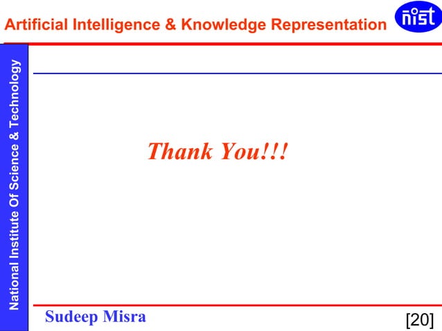 Artificial intelligence and knowledge representation | PPT