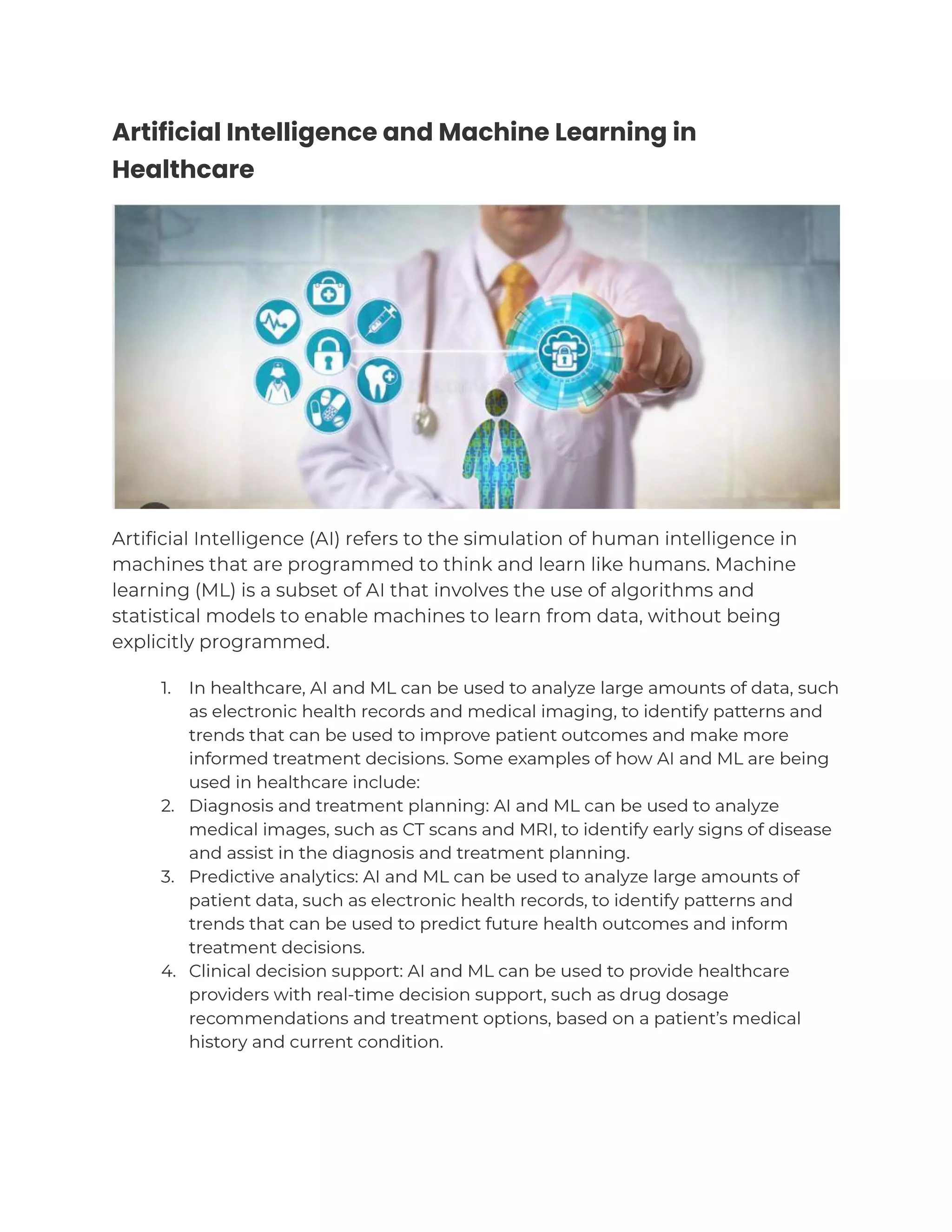 Artificial Intelligence and Machine Learning in Healthcare.pdf | Free ...