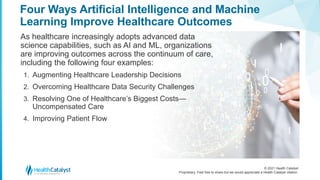 Artificial Intelligence and Machine Learning in Healthcare: Four Real ...