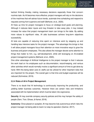 Artificial Intelligence And Project Management | PDF