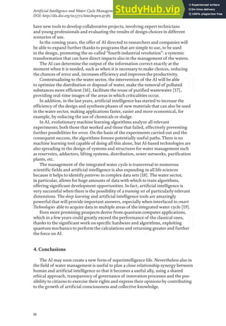 Artificial Intelligence And Water Cycle Management | PDF